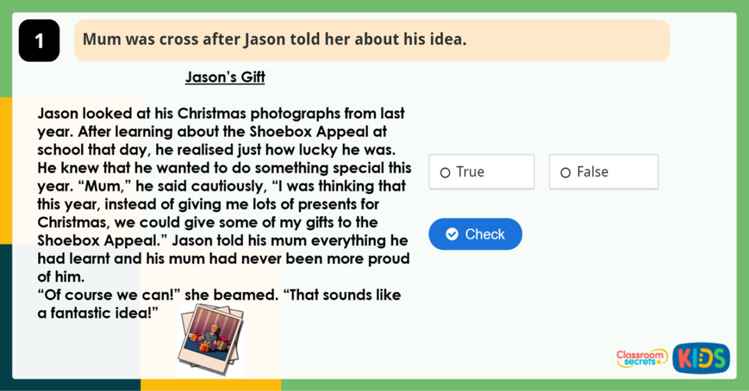 Reading | Classroom Secrets Kids