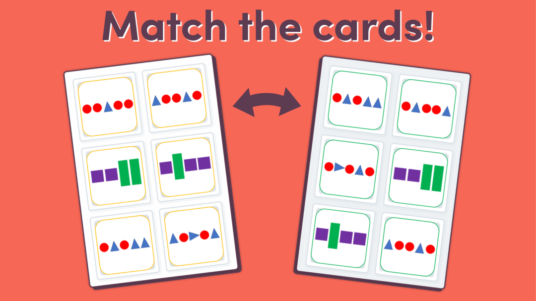 Year 2 Repeating Patterns Matching Game | Classroom Secrets Kids