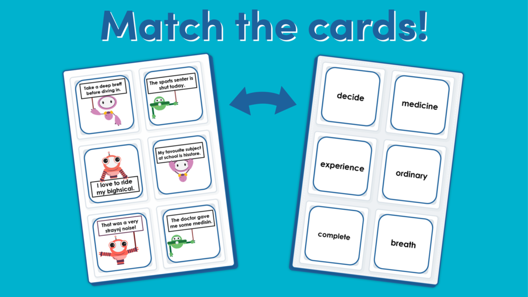 Year 3 Spelling Matching Game | Classroom Secrets Kids
