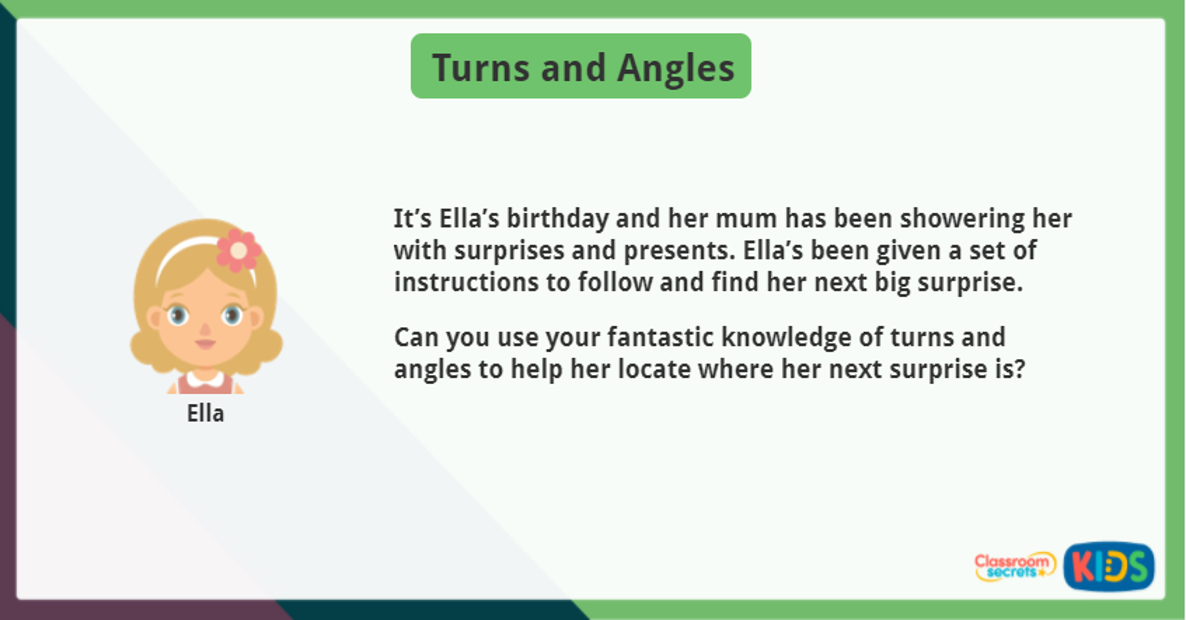 Year 3 Turns and Angles Maths Challenge | Classroom Secrets Kids