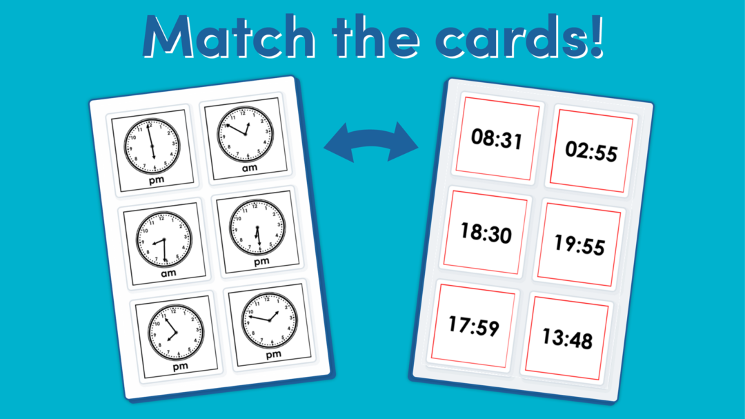 Year 4 24-Hour Clock Matching Game | Classroom Secrets Kids
