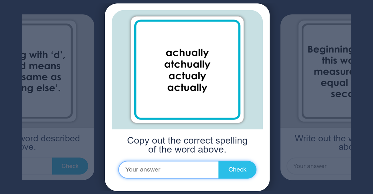 Year 4 Spelling Flash Cards Game | Classroom Secrets Kids