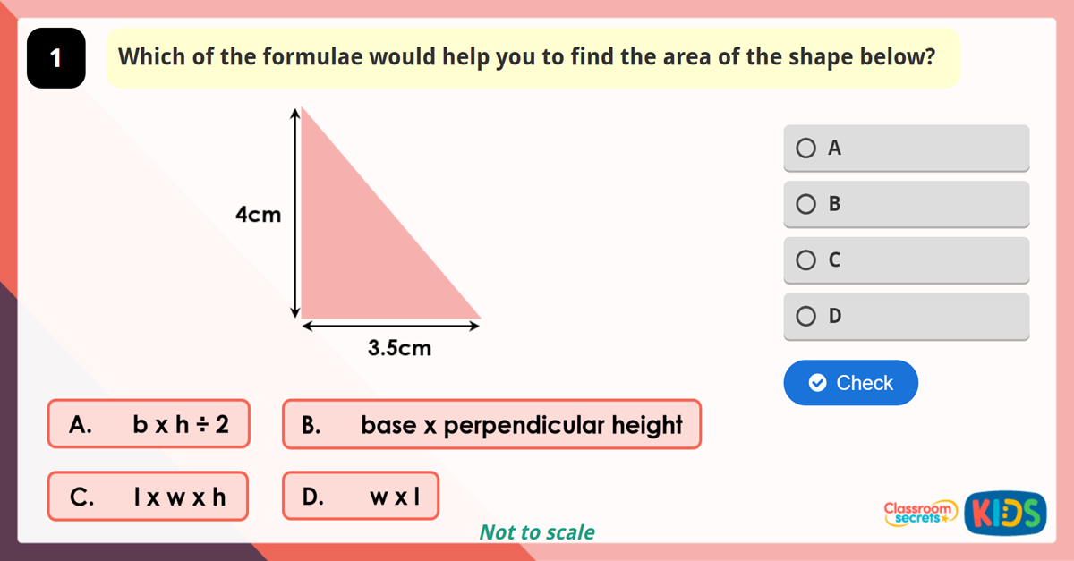 Year 6 Formulae for Area Game | Classroom Secrets Kids