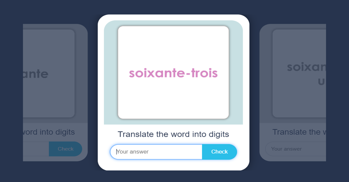 French Numbers 60-80 Flash Cards | Classroom Secrets Kids