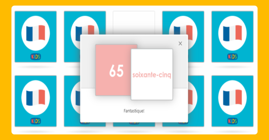 Matching French Numbers 60-80 Game 2 | Classroom Secrets Kids