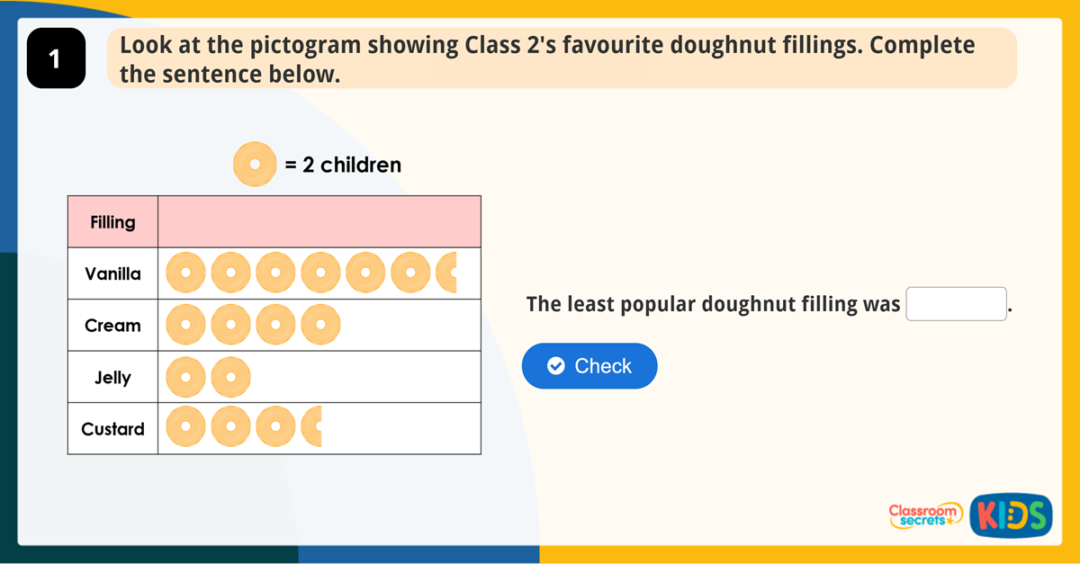 Year 2 Count and Sort Data Game | Classroom Secrets Kids