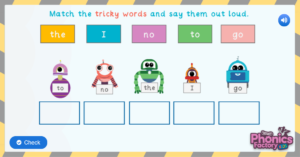 Phonics Phase 2 Set 5 Tricky Words Game in the Phonics Factory ...