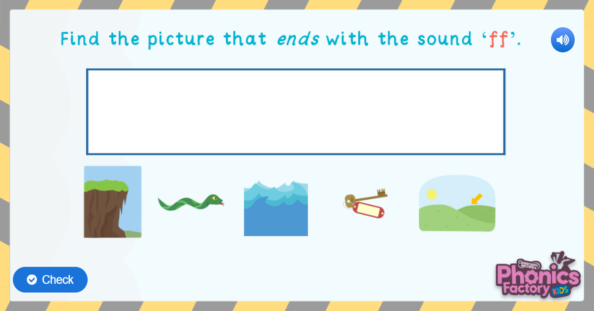 Phonics Phase 2 ff Sound Game in the Phonics Factory | Classroom ...