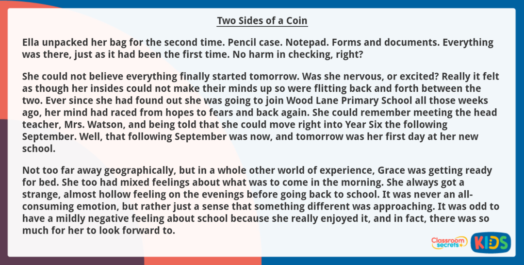 Year 6 Make Inferences from a Text Reading Comprehension 1 | Classroom ...