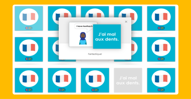 French Je Suis Malade Matching Game | Classroom Secrets Kids