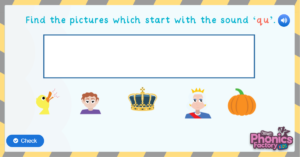 Phonics Phase 3 qu Sound Game in the Phonics Factory | Classroom ...
