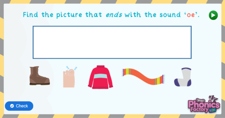 Phonics Phase 5 oe Sound Game in the Phonics Factory | Classroom ...