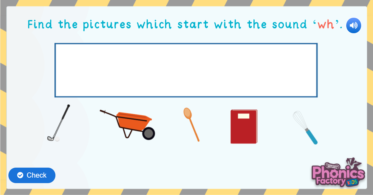 Phonics Phase 5 wh Sound Game in the Phonics Factory | Classroom ...
