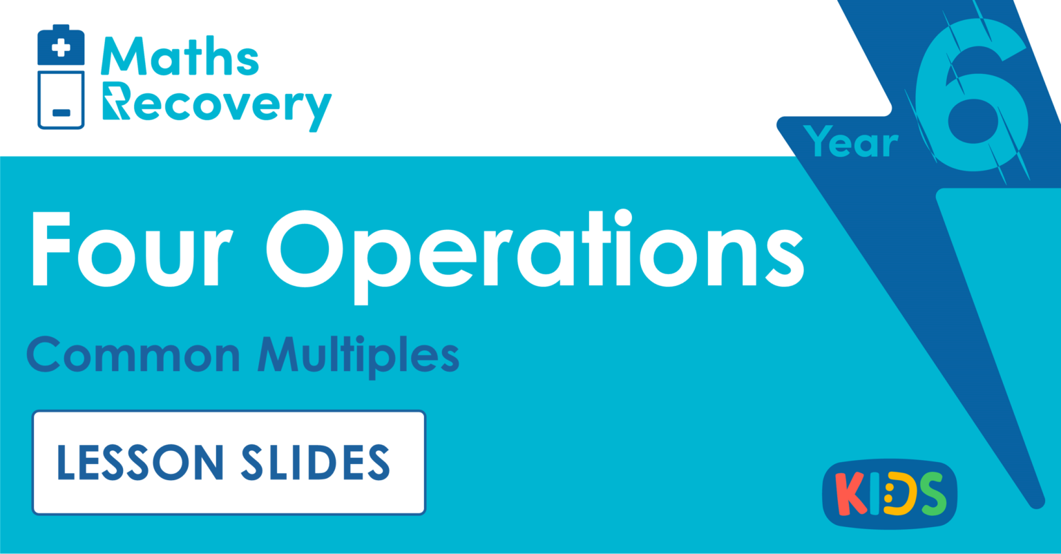 Common Multiples Year 6 Lesson Slides | Classroom Secrets Kids