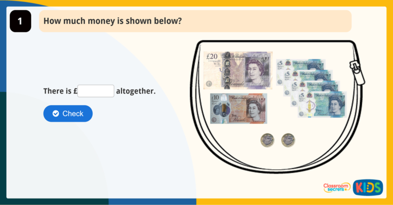 Year 2 Count Money (Pounds) Game | Classroom Secrets Kids