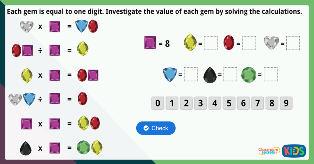 Year 3 The 8 Times Table Maths Challenge | Classroom Secrets Kids