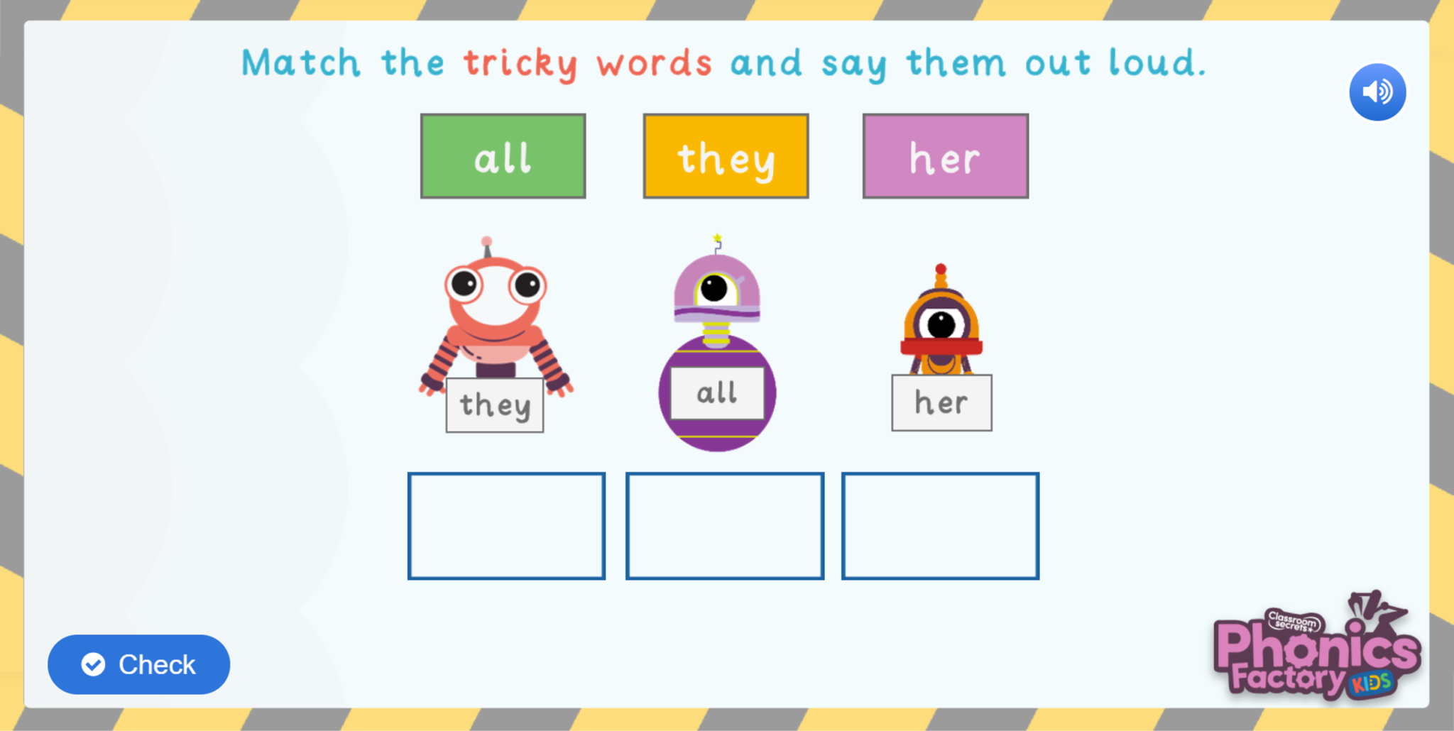 Phonics Phase 3 Set 6 Tricky Words Game in the Phonics Factory ...
