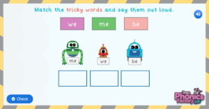 Phonics Phase 3 Set 3 Tricky Words Game in the Phonics Factory ...
