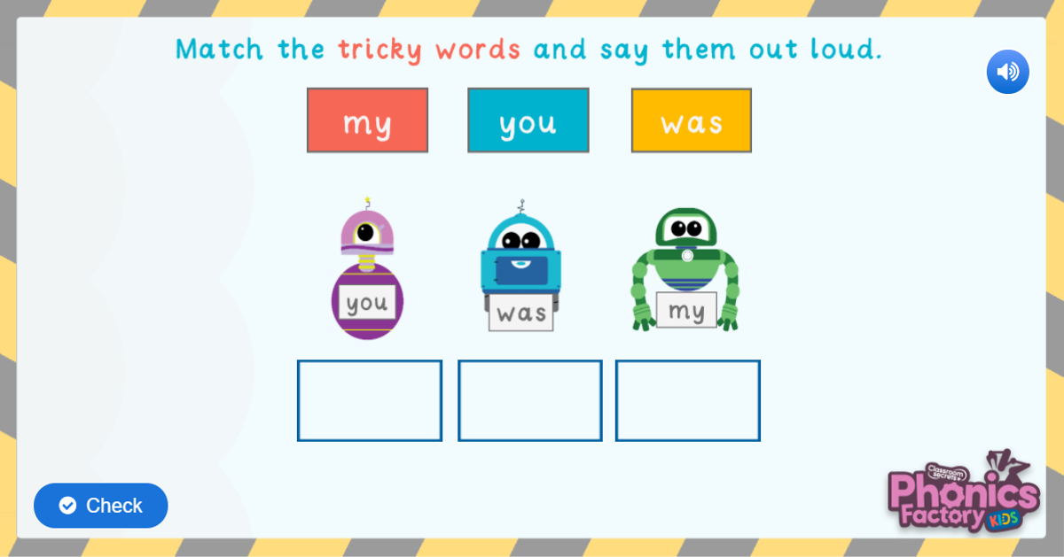 Phonics Phase 3 Set 5 Tricky Words Game in the Phonics Factory ...