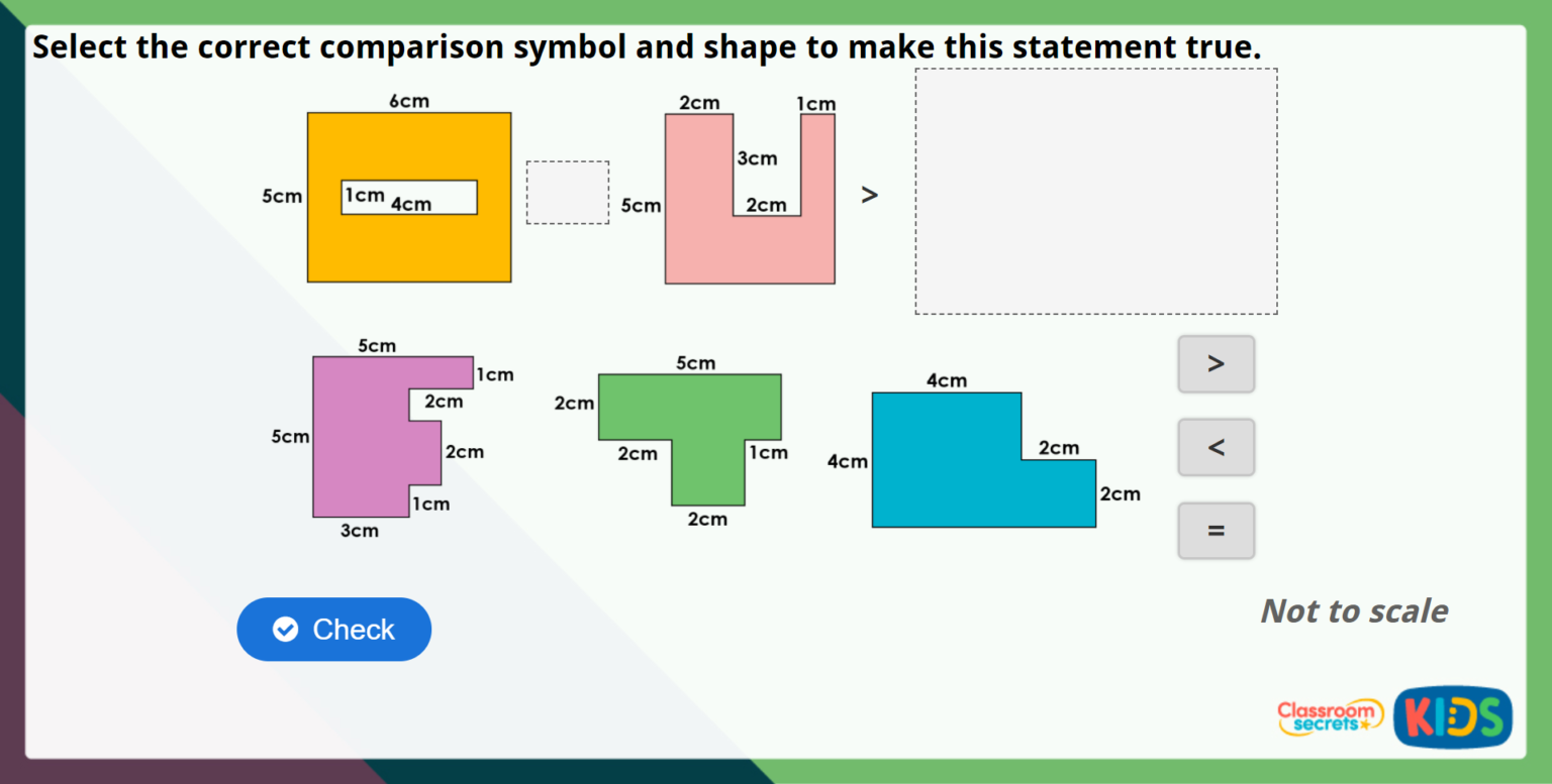 Year 5 Area of Compound Shapes Maths Challenge | Classroom Secrets Kids