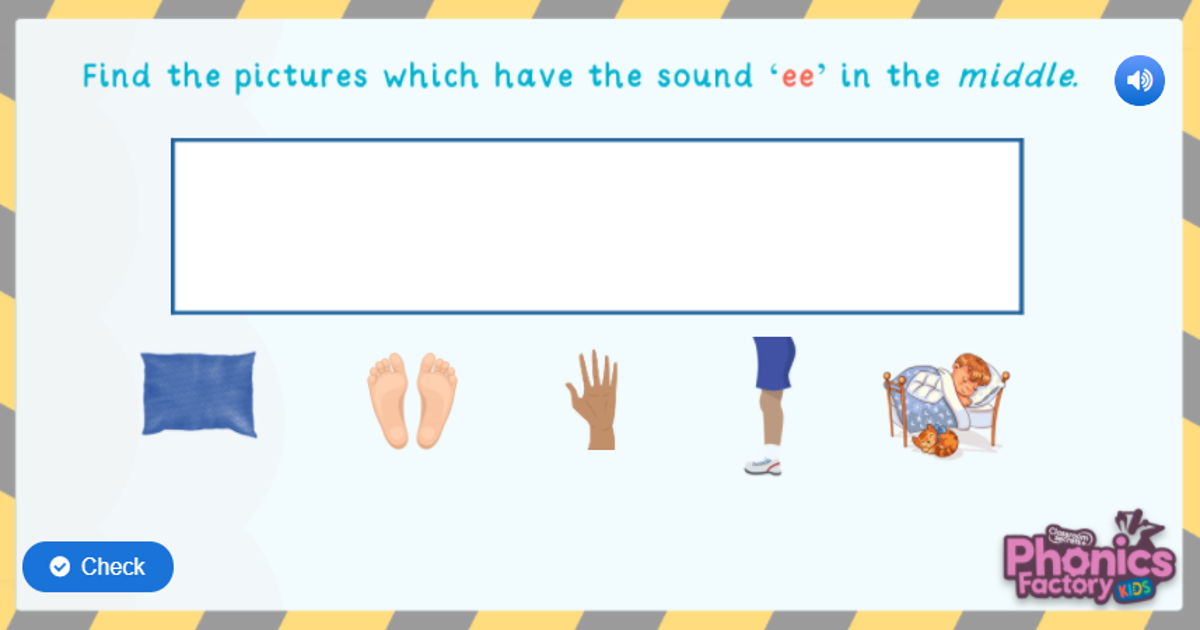 Phonics Phase 3 ee Sound Game in the Phonics Factory | Classroom ...