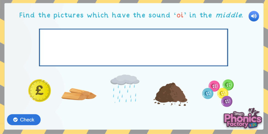 Phonics Phase 3 oi Sound Game in the Phonics Factory | Classroom ...
