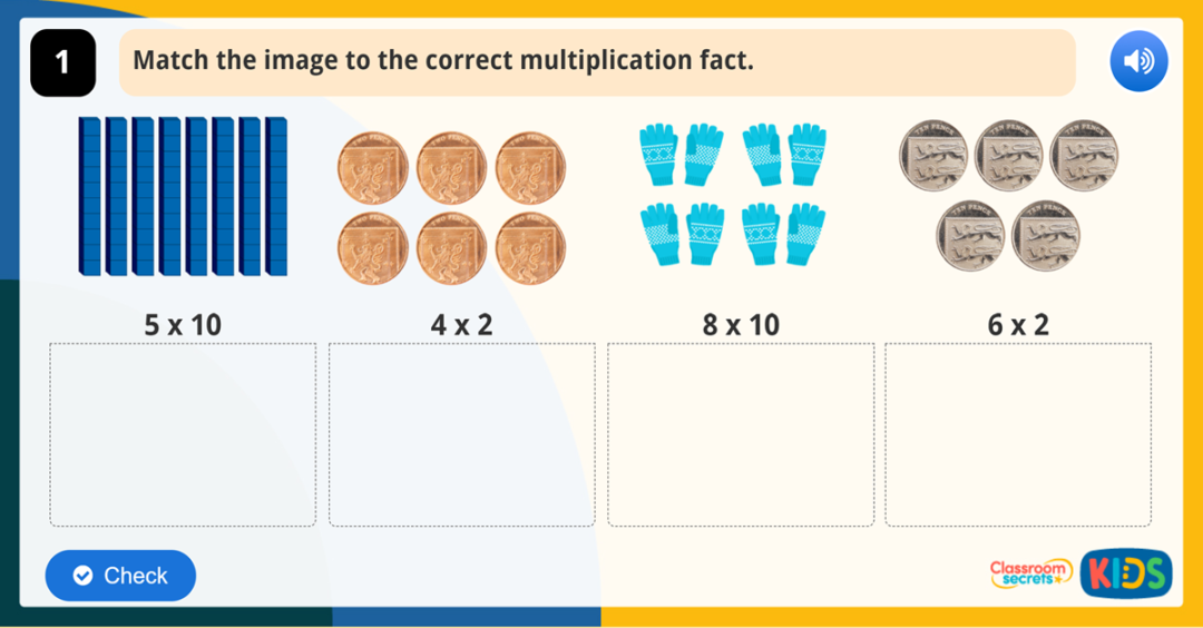Year 2 Multiplication from Images | Classroom Secrets Kids