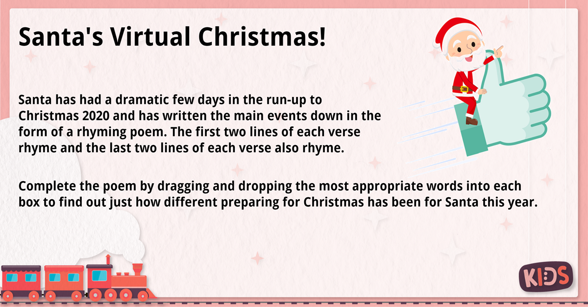 Year 3 and Year 4 Santa's Virtual Christmas | Classroom Secrets Kids