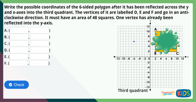 Year 6 Reflections Maths Challenge | Classroom Secrets Kids