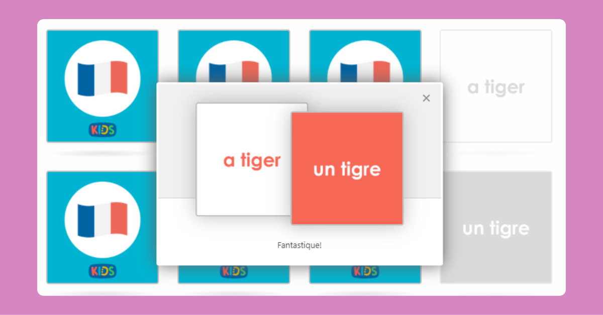 French Zoo Animals Memory Game | Classroom Secrets Kids