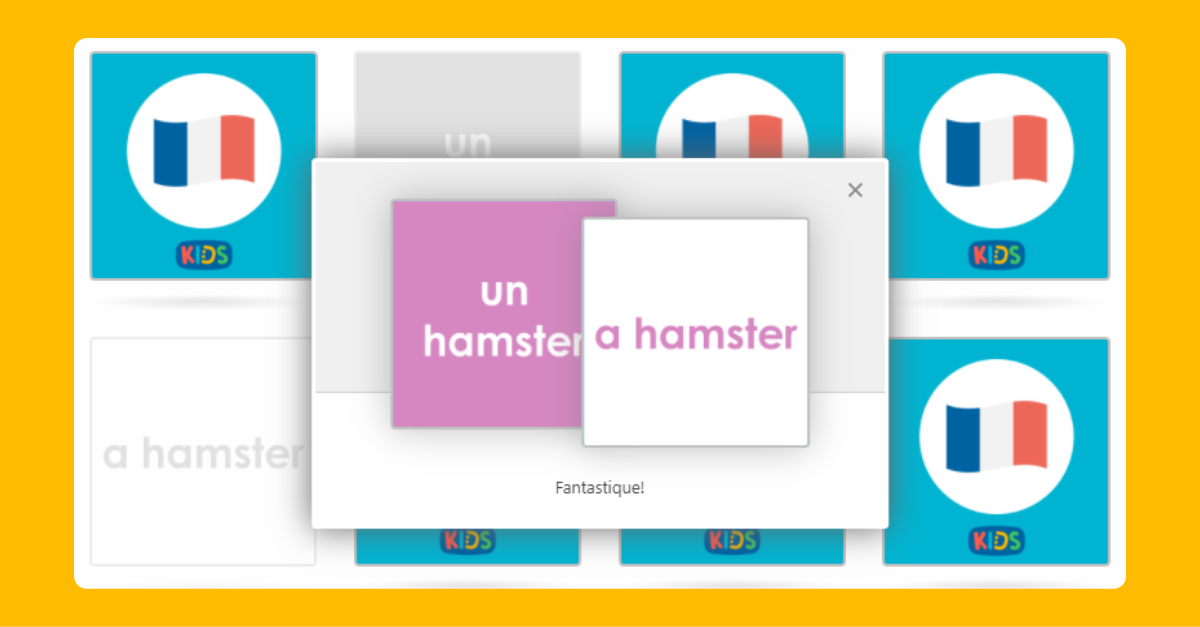 French Pets Memory Game 1 – Classroom Secrets Kids