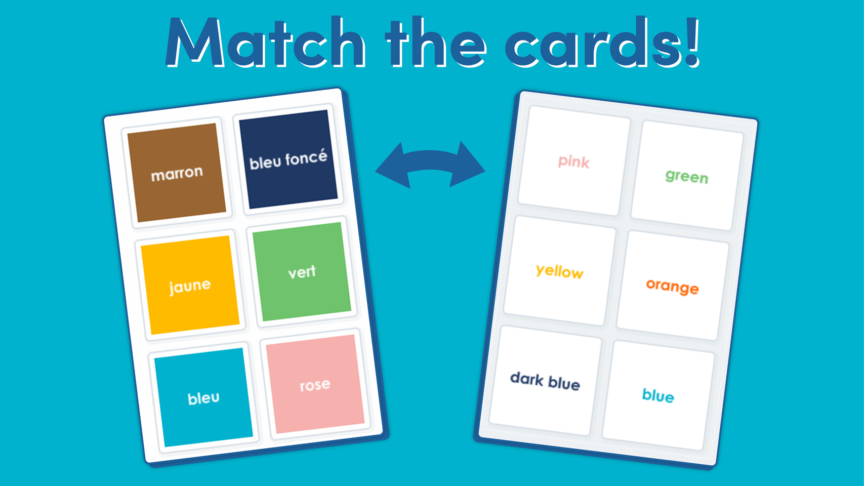 LKS2 French Colours Matching Game | Classroom Secrets Kids