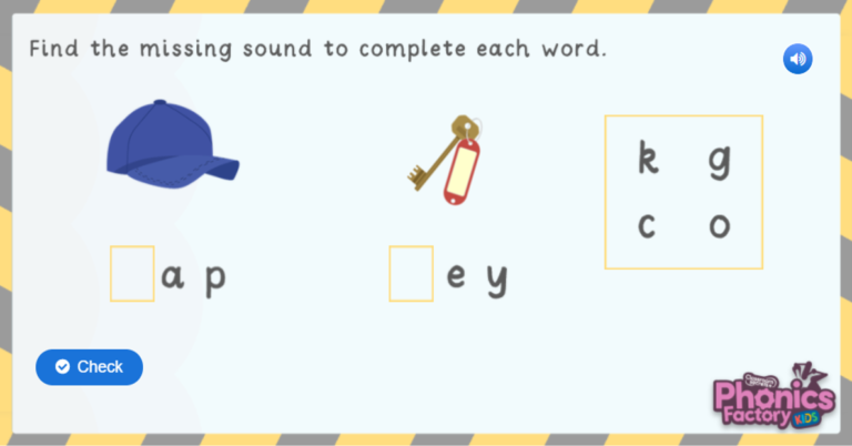Phonics Phase 2 Set 3 Sound Game in the Phonics Factory | Classroom ...