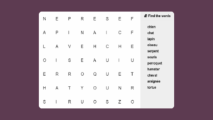 LKS2 French Pets Word Search | Classroom Secrets Kids