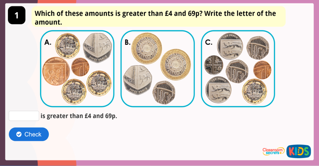 Money | Classroom Secrets Kids