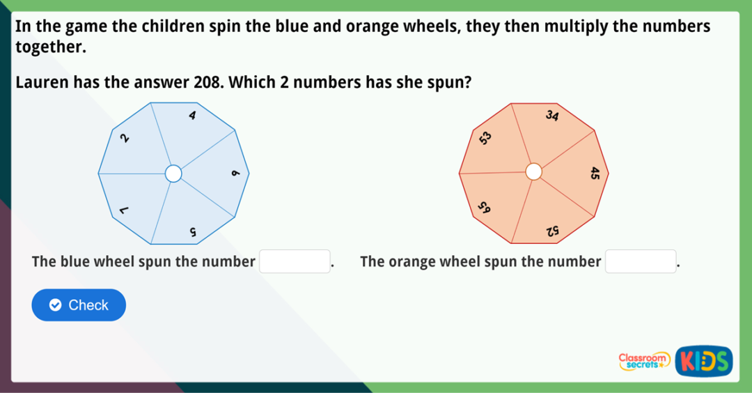 Year 4 Multiply 2 Digits by 1 Digit Maths Challenge | Classroom Secrets ...