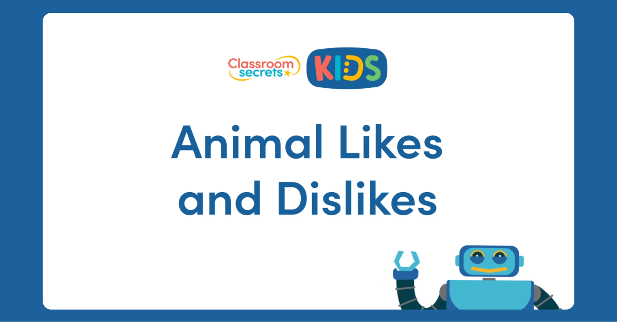KS2 French Animal Likes and Dislikes Video Tutorial | Classroom Secrets ...