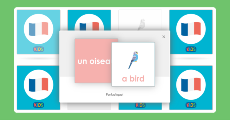 French Pets Memory Game 2 | Classroom Secrets Kids