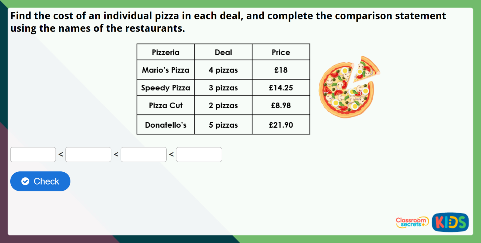 Year 6 Division to Solve Problems Maths Challenge | Classroom Secrets Kids