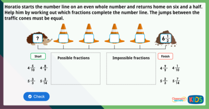 Year 4 Count in Fractions Maths Challenge | Classroom Secrets Kids