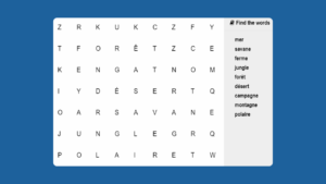 KS2 French Animal Habitats Word Search | Classroom Secrets Kids