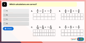 Year 5 Add and Subtract Fractions Game | Classroom Secrets Kids
