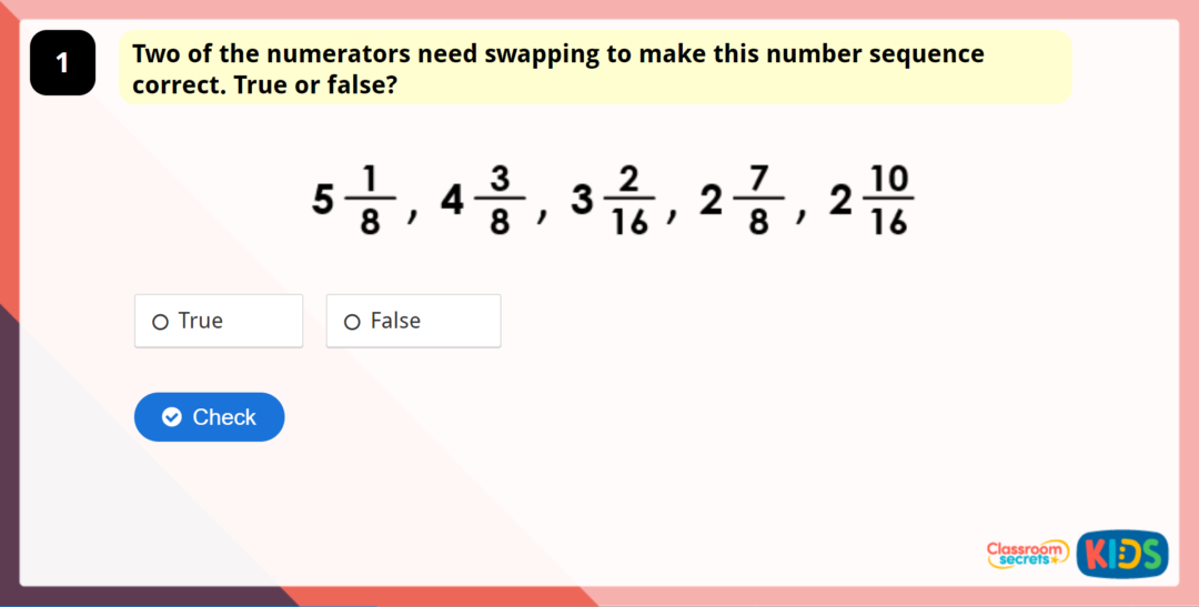 Year 5 Number Sequences Game | Classroom Secrets Kids