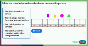 Year 2 Make Patterns with 3D Shapes Maths Challenge | Classroom Secrets ...