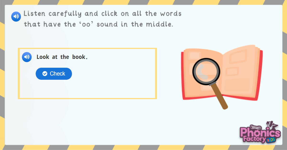 Phonics Phase 3 Set 10 Sounds within Captions Game in the Phonics ...
