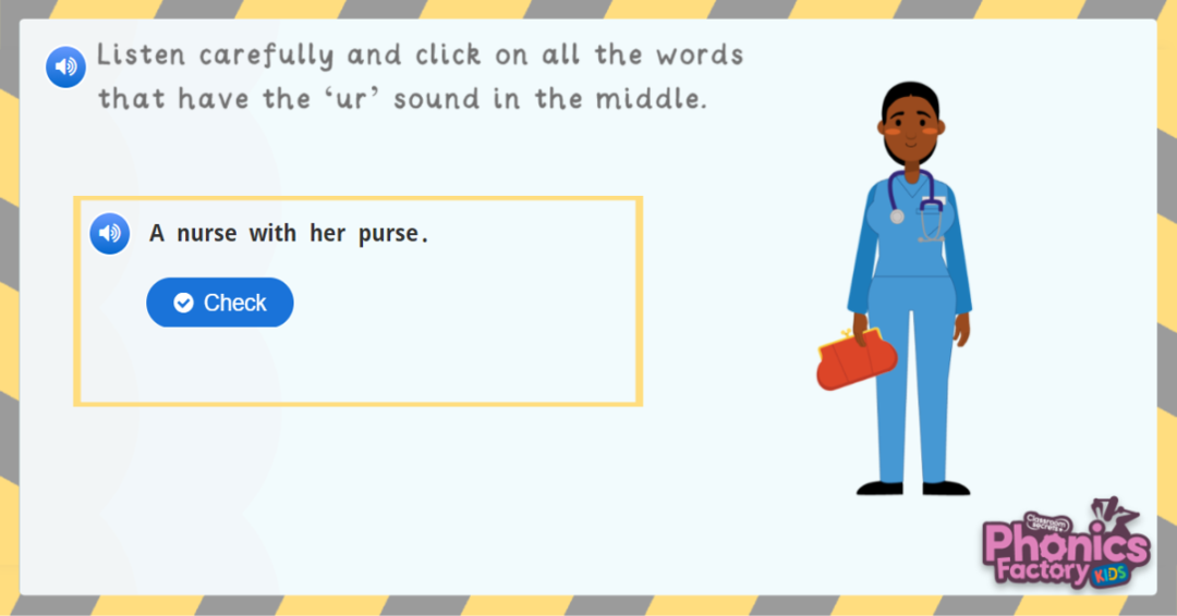 Phonics Phase 3 Set 11 Sounds within Captions Game in the Phonics ...