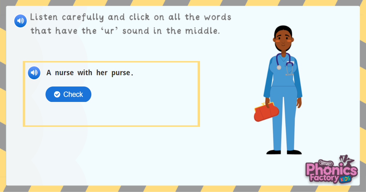 Phonics Phase 3 Set 11 Sounds within Captions Game in the Phonics ...