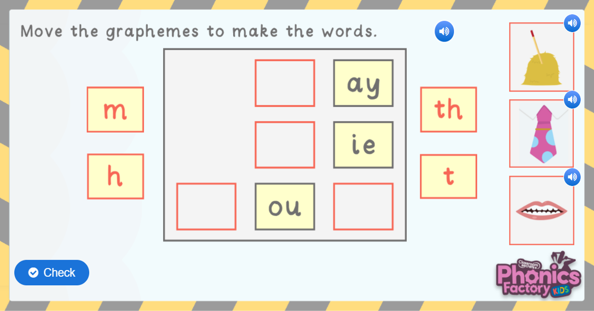 Phonics Phase 5 Set 13 Segment the Word Game in the Phonics Factory ...