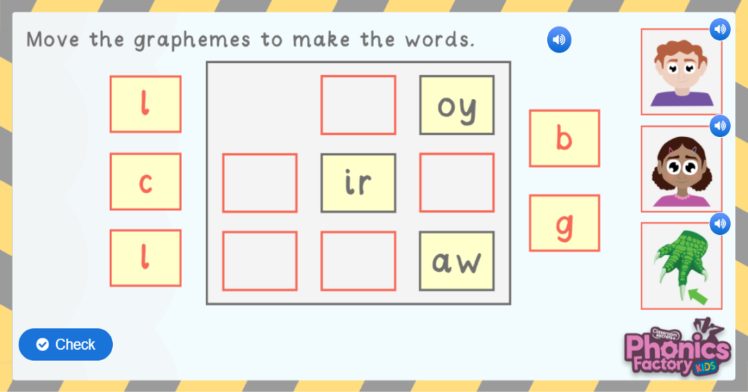 Phonics Phase 5 Set 14 Segment the Word Game in the Phonics Factory ...