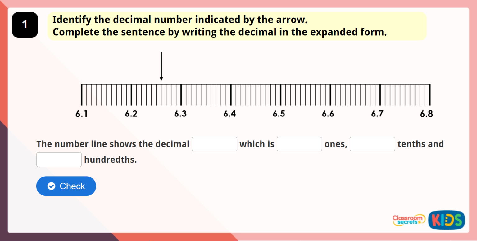 Year 5 Decimals as Fractions 2 Game | Classroom Secrets Kids